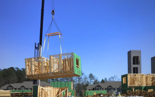 Pre-assembled custom wood frame modules | Greensboro NC | Phoenix Framing
