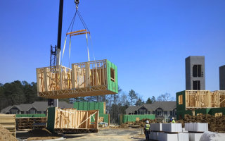 Pre-assembled custom wood frame modules | Greensboro NC | Phoenix Framing